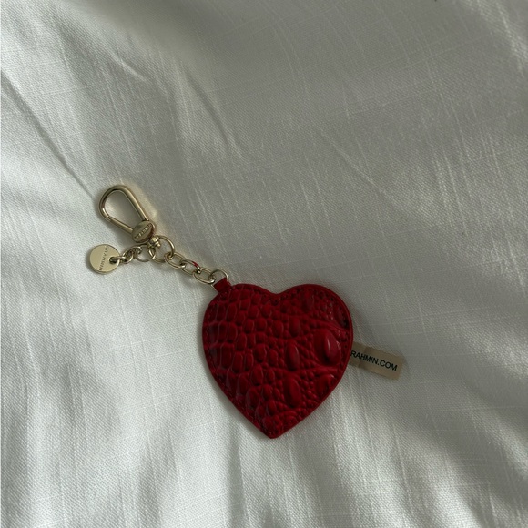 Brahmin | Accessories | Brahmin Red Heart Bag Charmkey Holder | Poshmark
